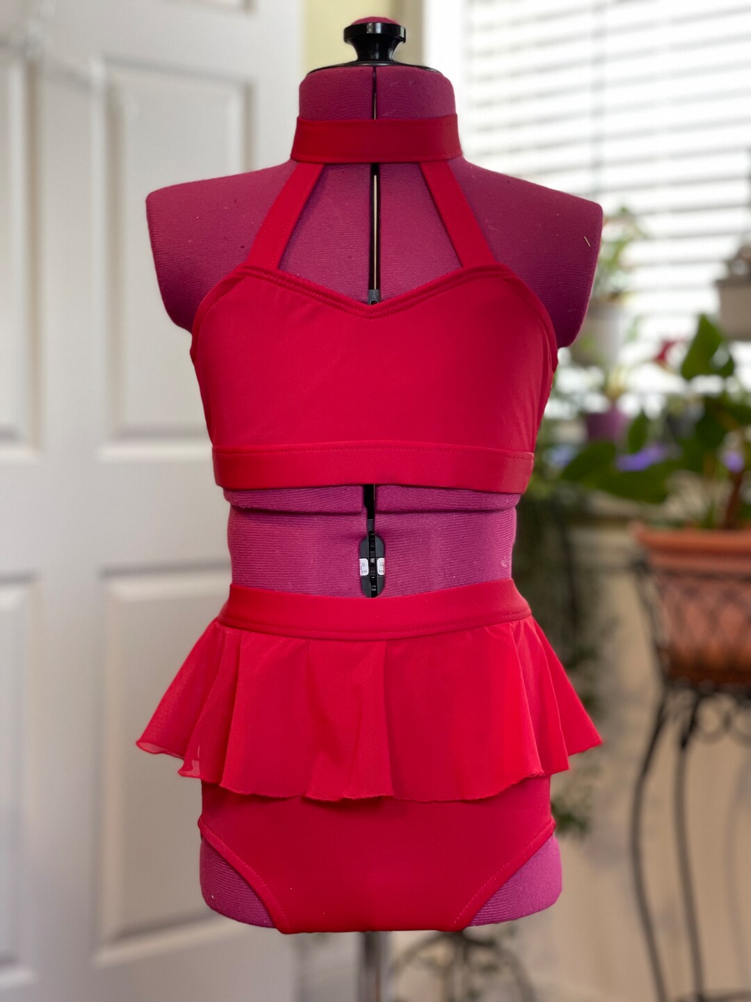 Made to Order Bailey Dance Set With Skirt, Girls Dancewear, Convention ...