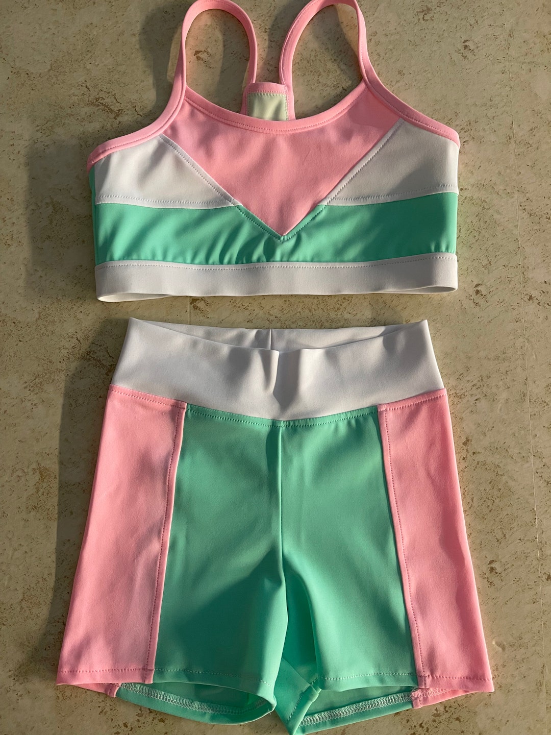 Reagan Colorblock Dance Set for Girls, Girls Dancewear, Kids Dancewear ...