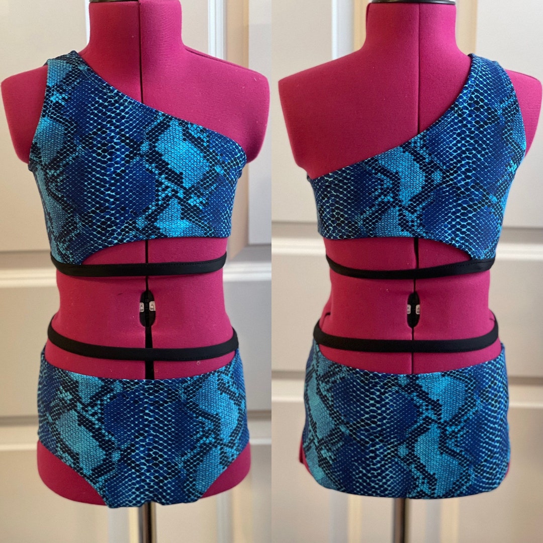 Snakeprint Dance Set, Two Piece Dance Set, Girls Dancewear, Dance Photo ...