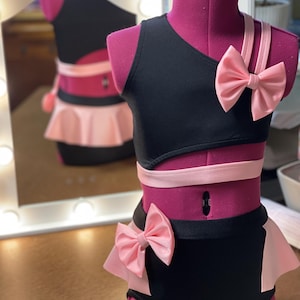 Made to Order Two Piece Dance Costume Base. Girls Dance Costume. Girls ...