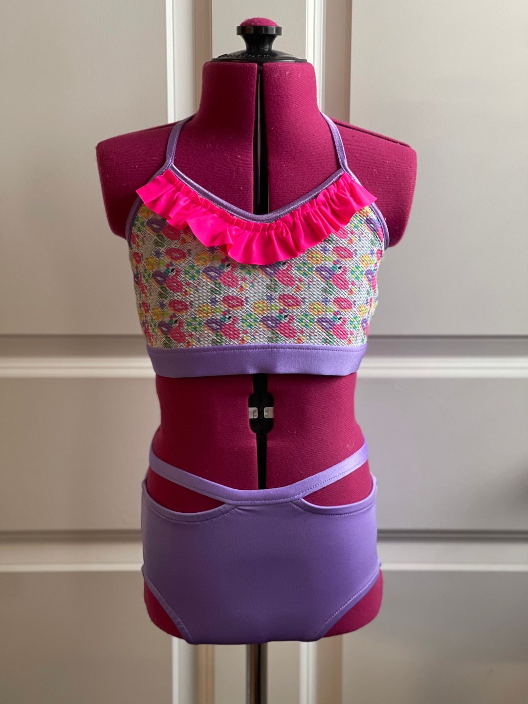 READY TO SHIP Girls Dance Set 2 Piece Dance Set Dance - Etsy