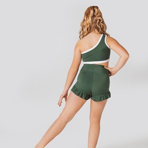 Lilly Ruffled Dance Shorts Convention Dancewear Girls | Etsy