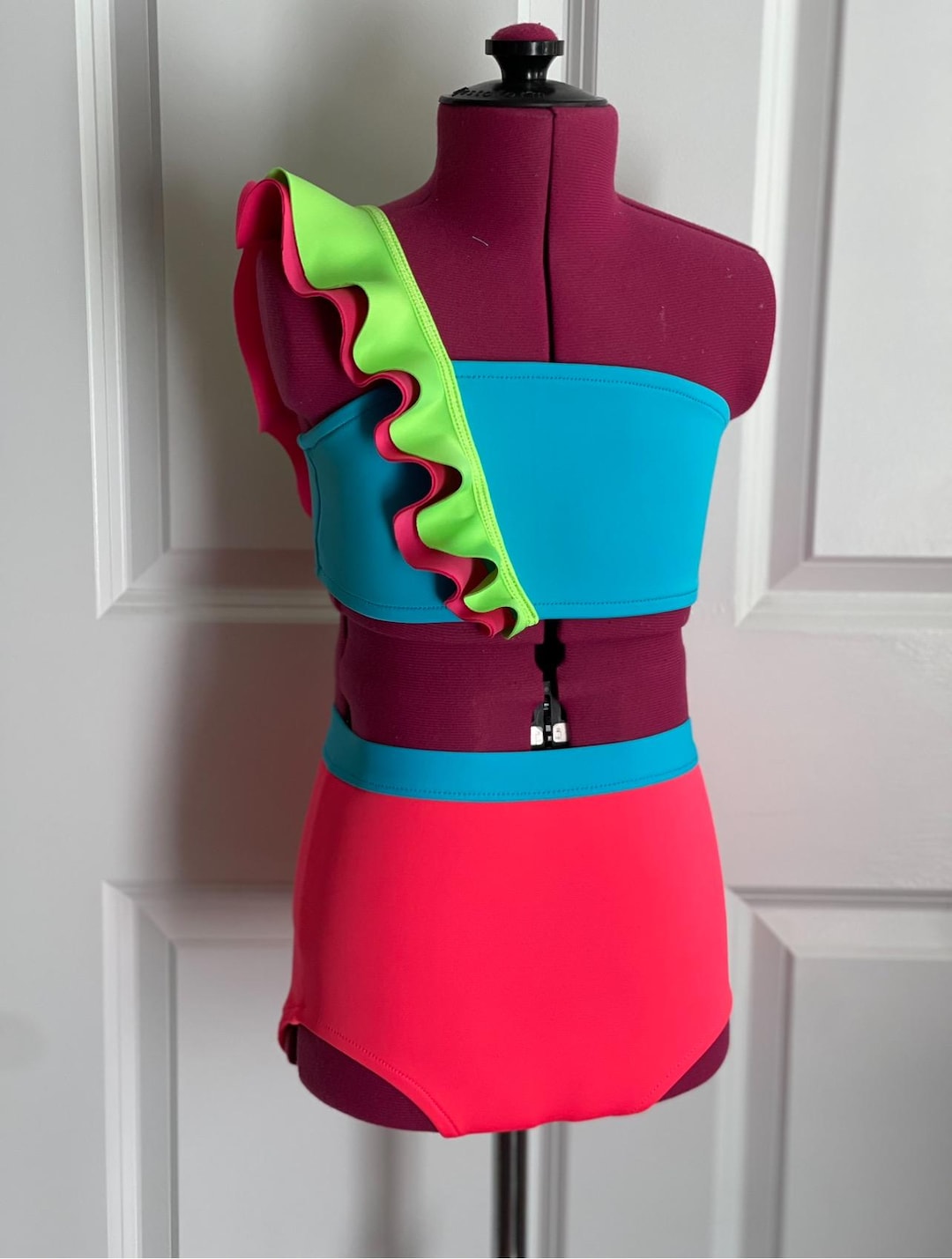 Made to Order Custom Dance Costume Base With Ruffle. Girls Dance ...