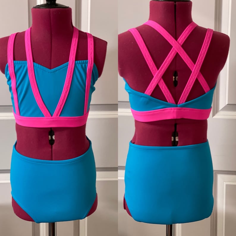Maya Two Piece Dance Set. Girls Dance Set. Womens Dance Set. Girls ...