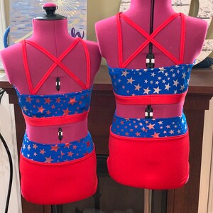 READY TO SHIP Size 8 Brooke 2-pc Dance Set Girls Dancewear - Etsy