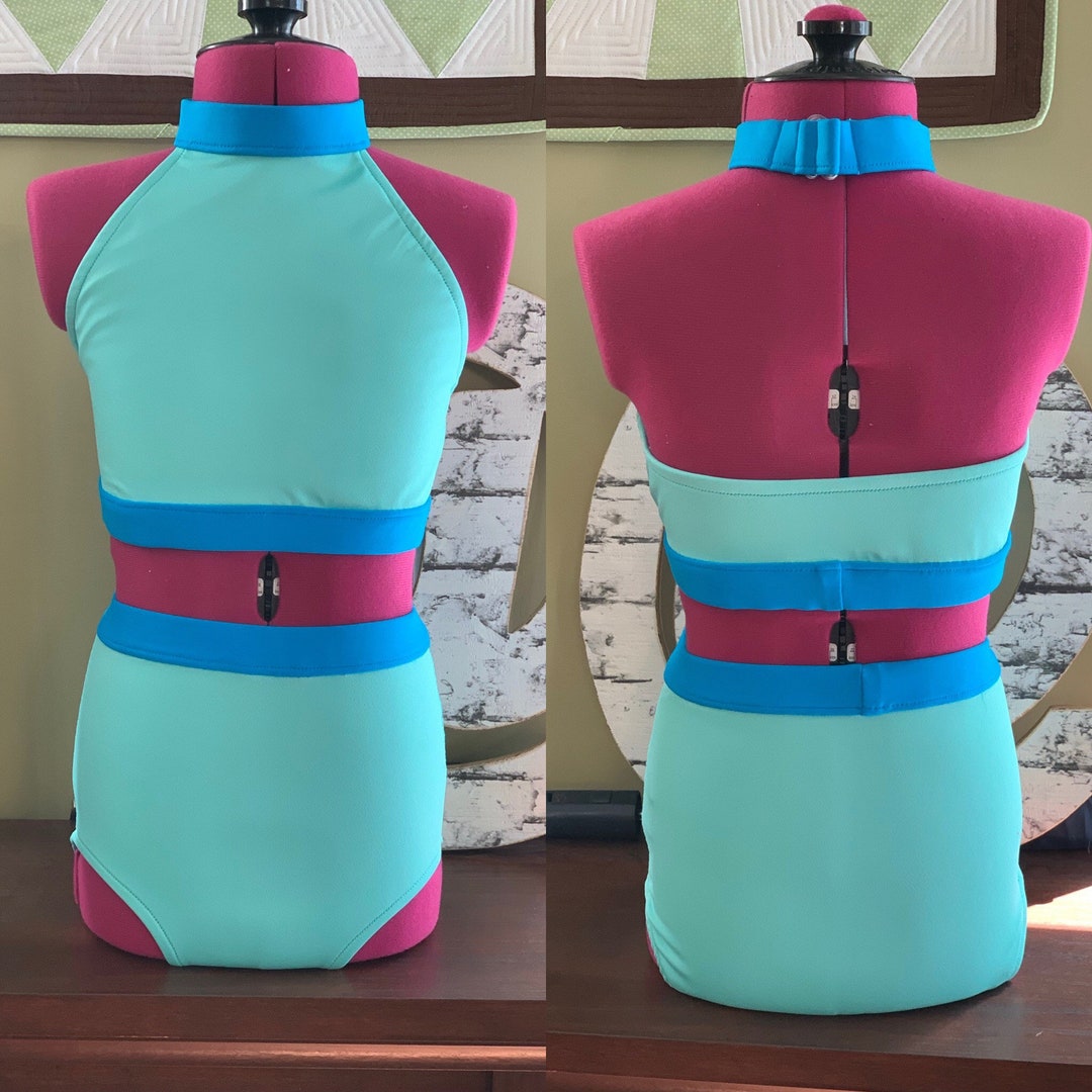 Made to Order Emily 2-piece Dance Set W/ Contrasting Colors, Girls ...