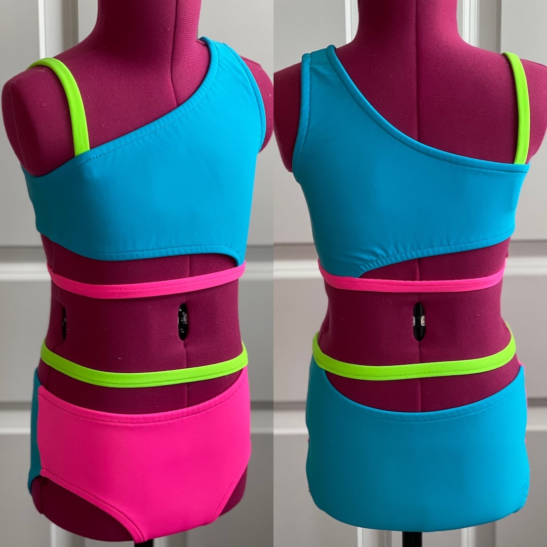 Made to Order Multicolor Girls Dancewear Set, Kids Dancewear, Dance ...