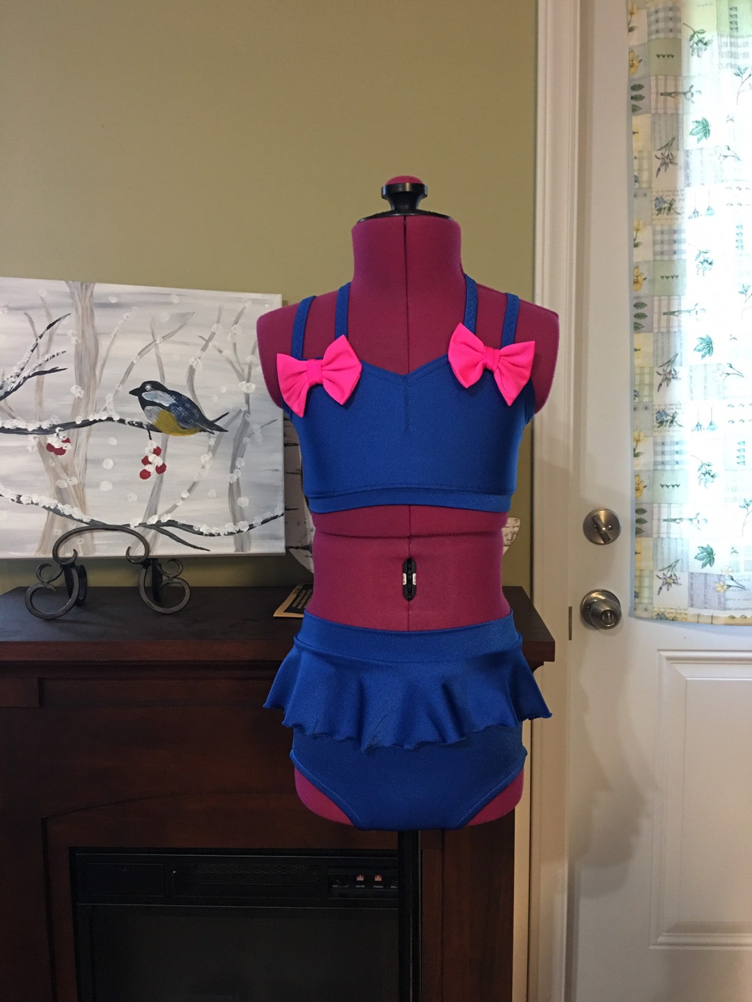 Made to Order Two Piece Dance Costume Base. Girls Dance Costume. Girls ...