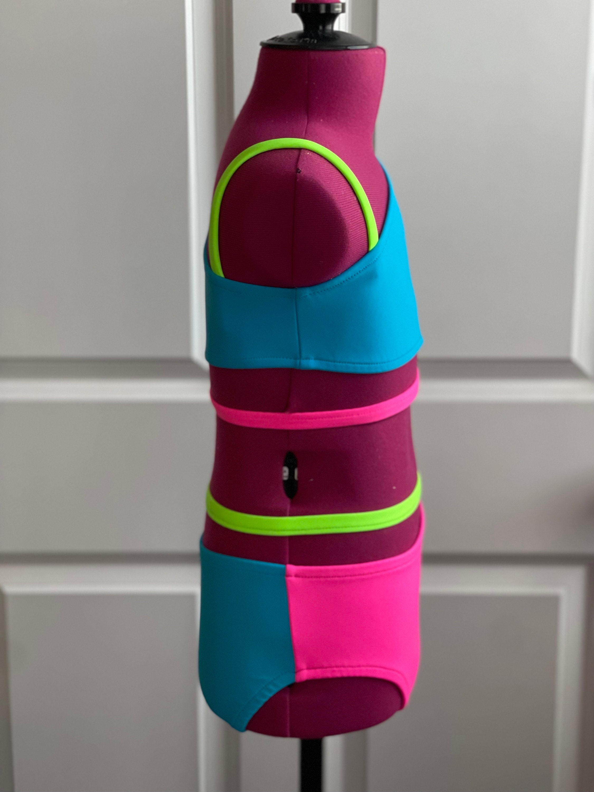 Made to Order Multicolor Girls Dancewear Set, Kids Dancewear, Dance ...