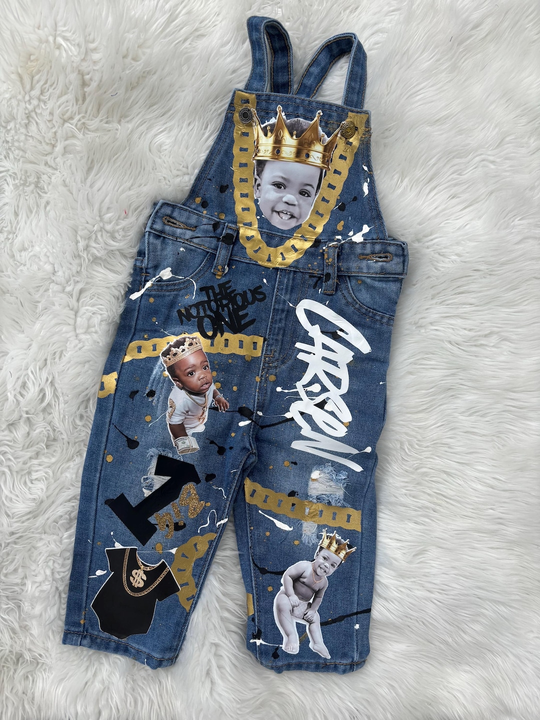Custom Denim Overalls Set - Etsy