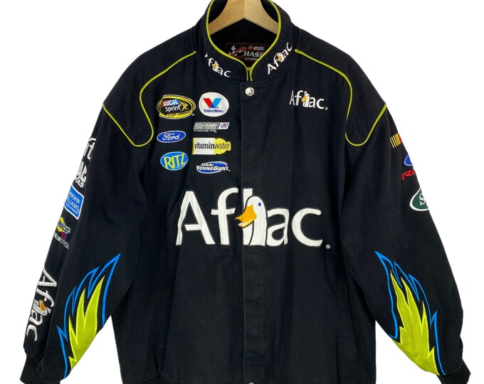 Aflac Nascar Chase Authentic Racing Jacket 99 Carl Edwards Roush Fenway ...