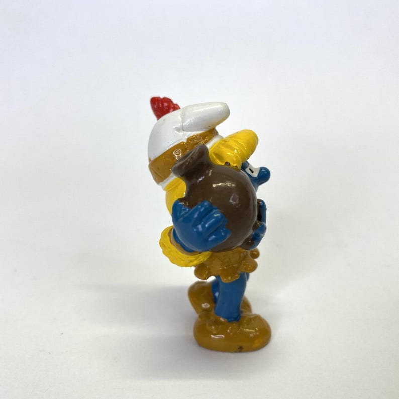 Smurfs 20167 Indian Smurfette Vintage Smurf Figure Rare PVC Toy ...