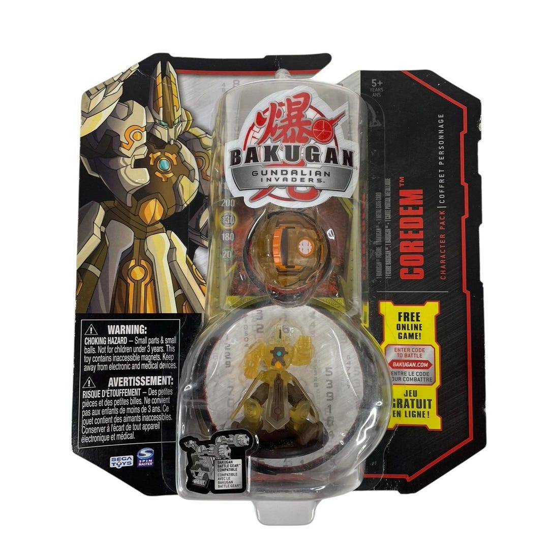 2009 Bakugan Coredem Character Pack Gundalian Invaders Sealed RARE - Etsy