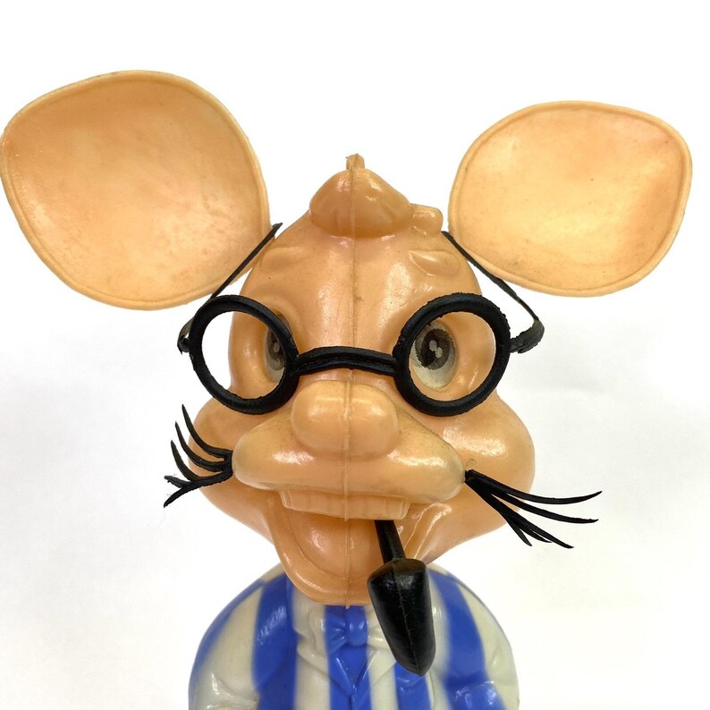 Vintage Topo Gigio Mouse Made in Hong Kong Plastic Figure Carnival Toy ...