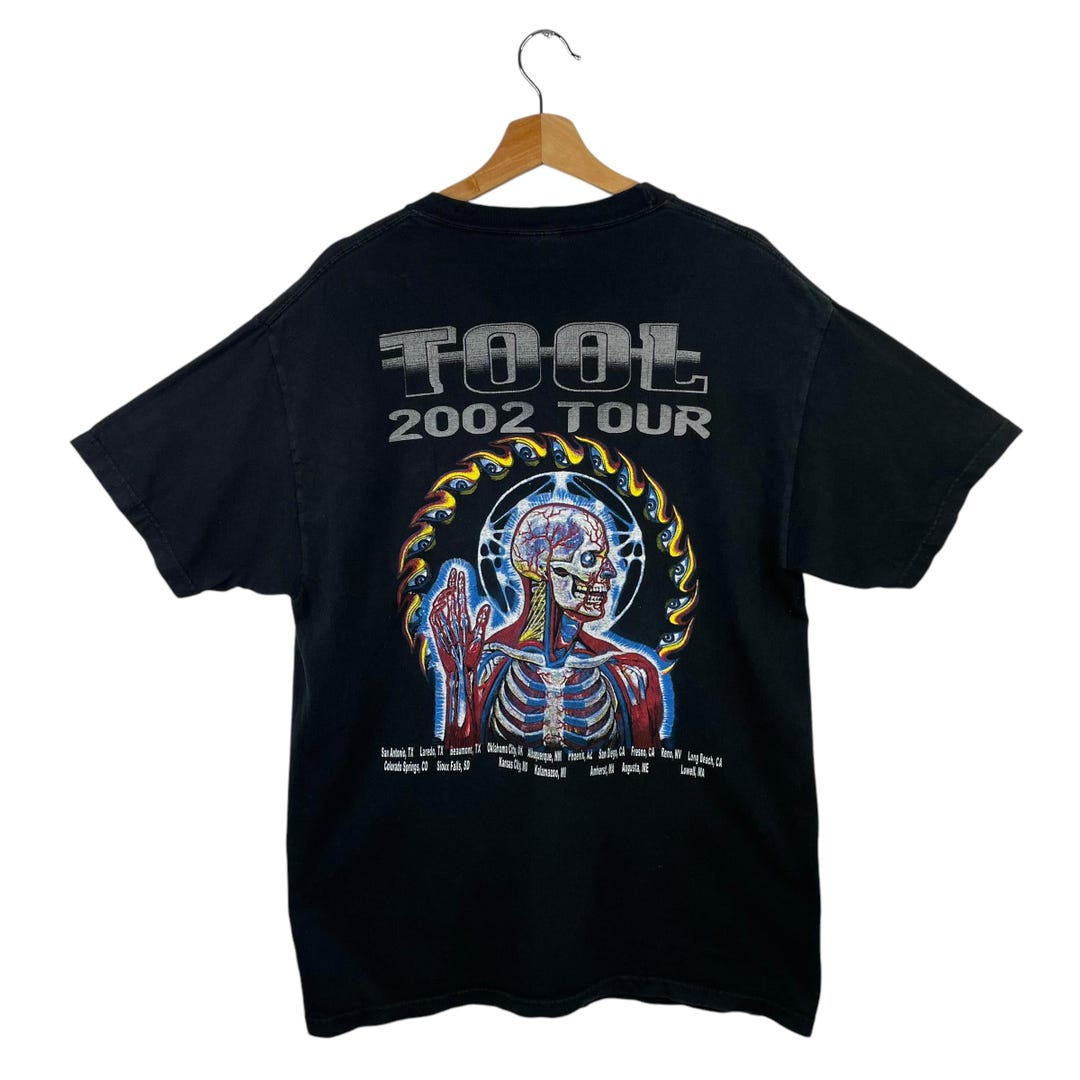 2002 Y2K TOOL LATERALUS Heavy Metal Band Concert T Shirt Tour VTG Promo ...