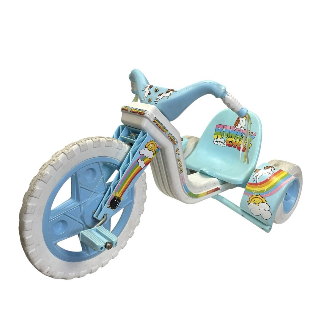 The Rainbow Cycle Big Wheel by Empire VTG Unicorn Tricycle Girls 70s ...