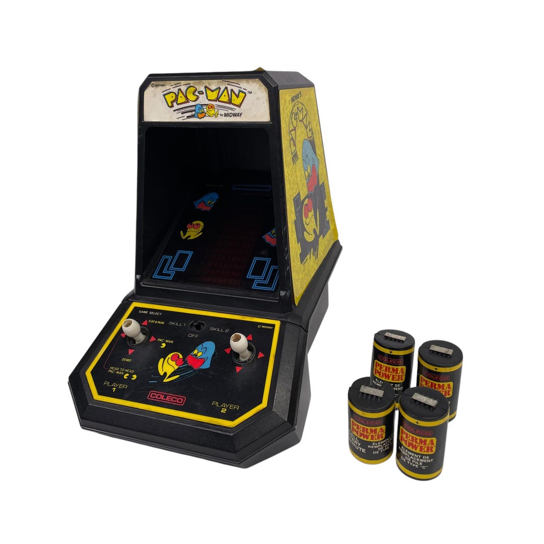 1981 Pac-man Mini Arcade Tabletop Video Game Vintage Midway 80s TESTED ...