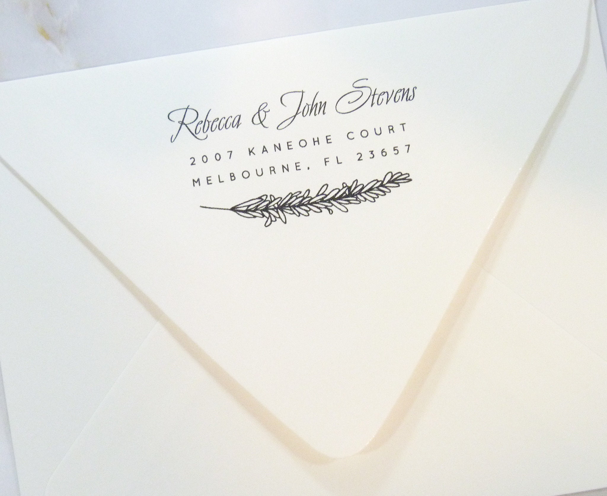 Return Address Printing for Envelopes RA13 - Etsy