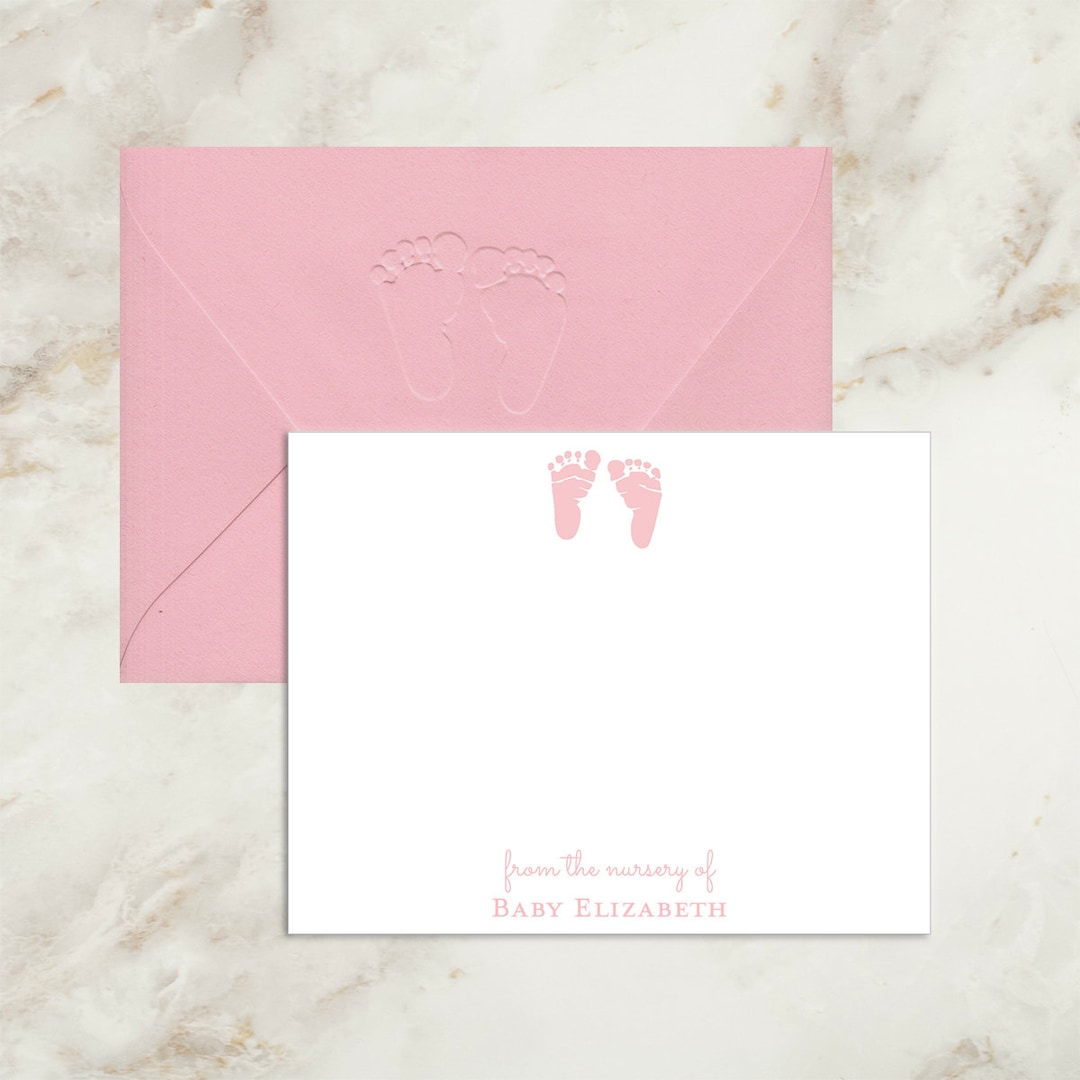 Baby Girl Cards | Thank You Cards | Baby Girl Thank You | Baby Shower ...