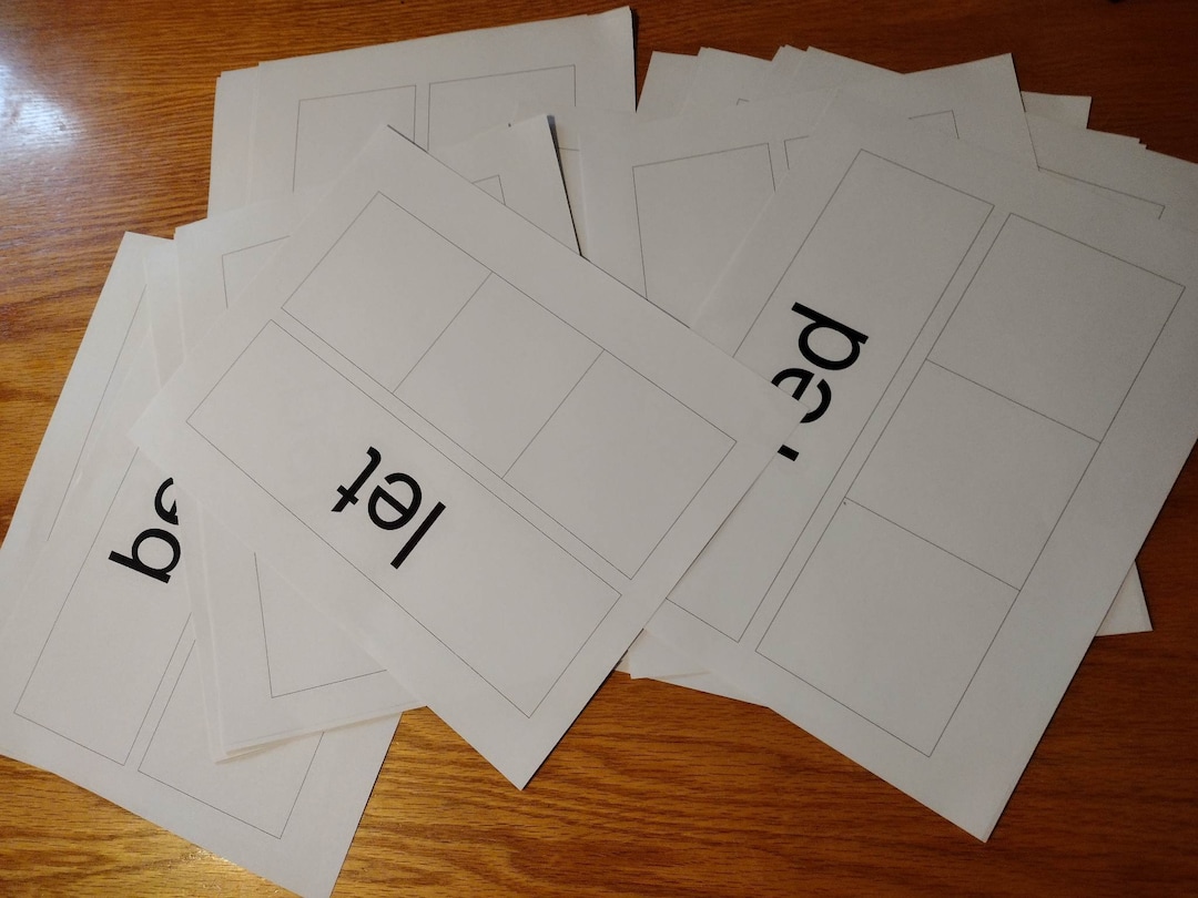 Three Letter Words Traceable - Etsy