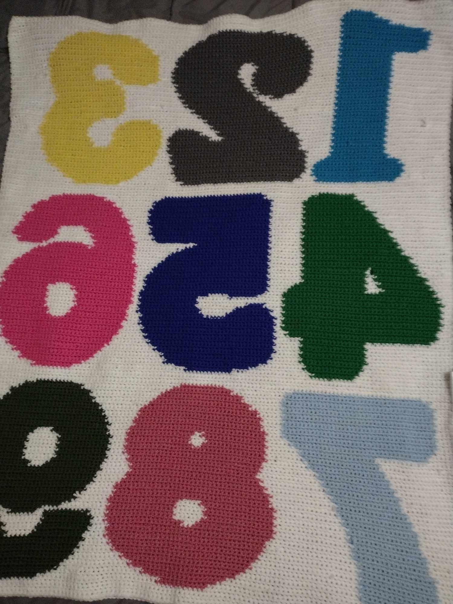 Number Afghan Pattern - Etsy