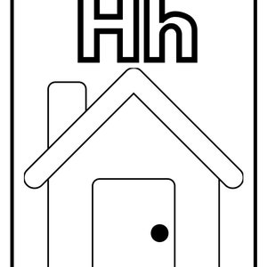 ABC Coloring Pages - Etsy