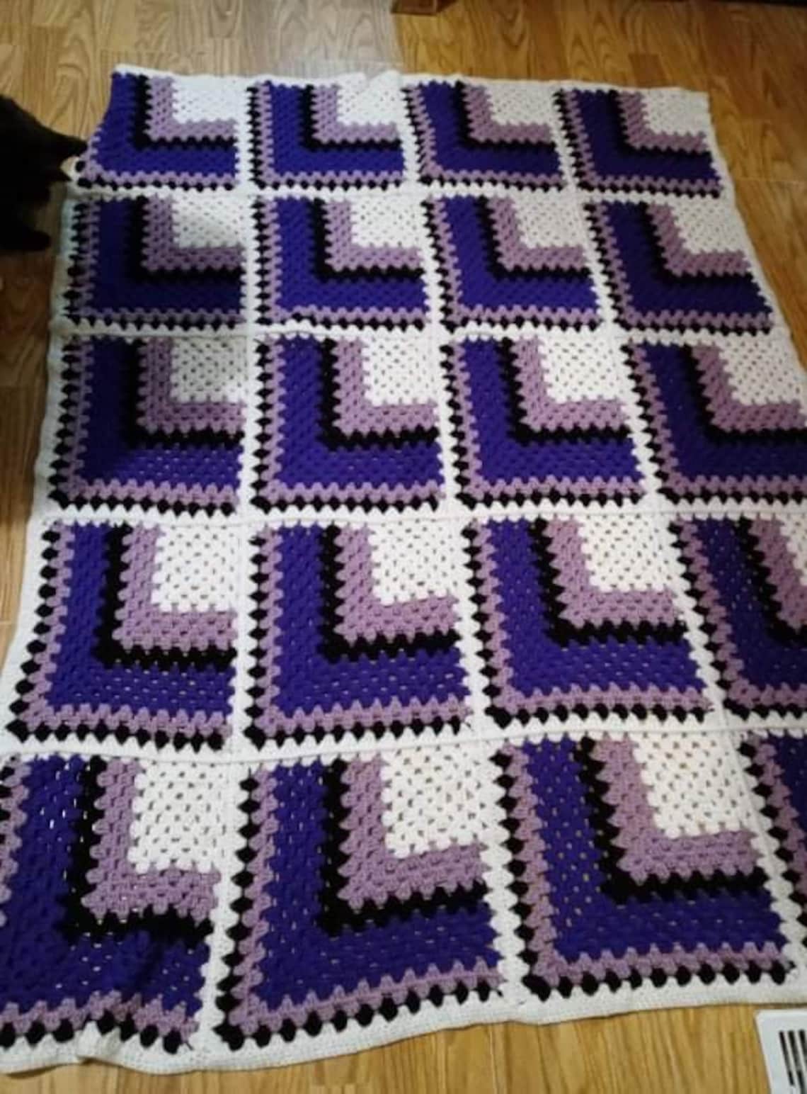 3D Afghan Pattern English - Etsy