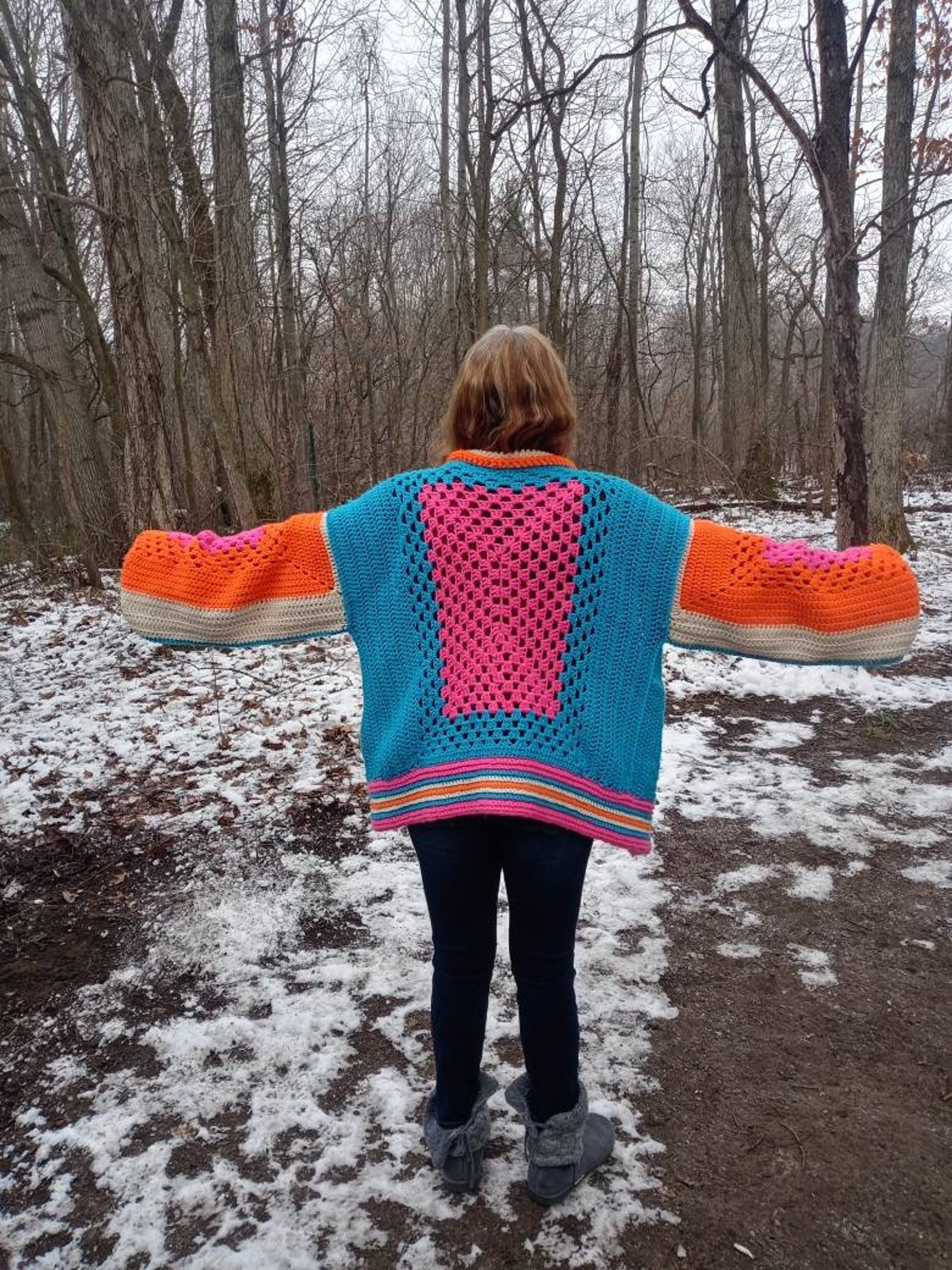 The Ugly Oversized Sweater Pattern - Etsy
