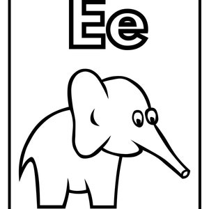 ABC Coloring Pages - Etsy