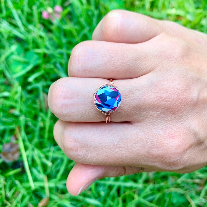 Funky Swirl Ring Funky Ring Fun Ring Wire Wrapped Ring for | Etsy