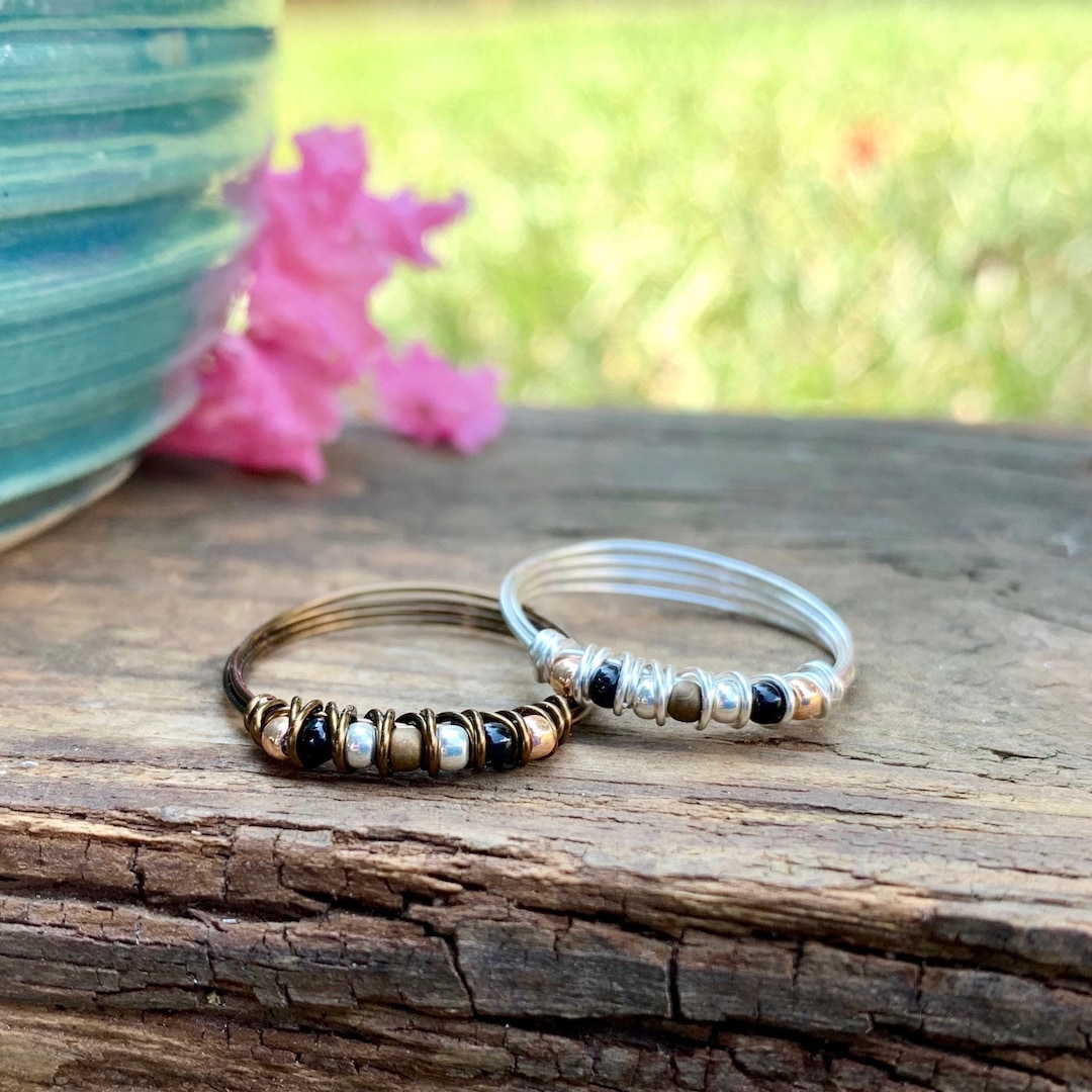 Steampunk Ring, Neutral Ring, Minimalist Ring, Wire Wrapped for Women ...