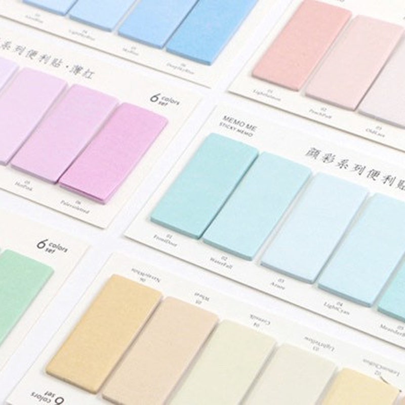 Pastel Sticky Notes - Etsy