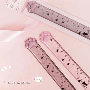 Cat Paw Ruler 15cm Ruler Kawaii School Supplies - Etsy UK