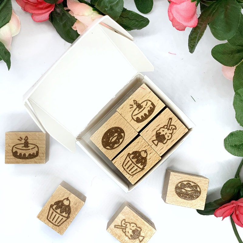 Cake Rubber Stamp - Etsy