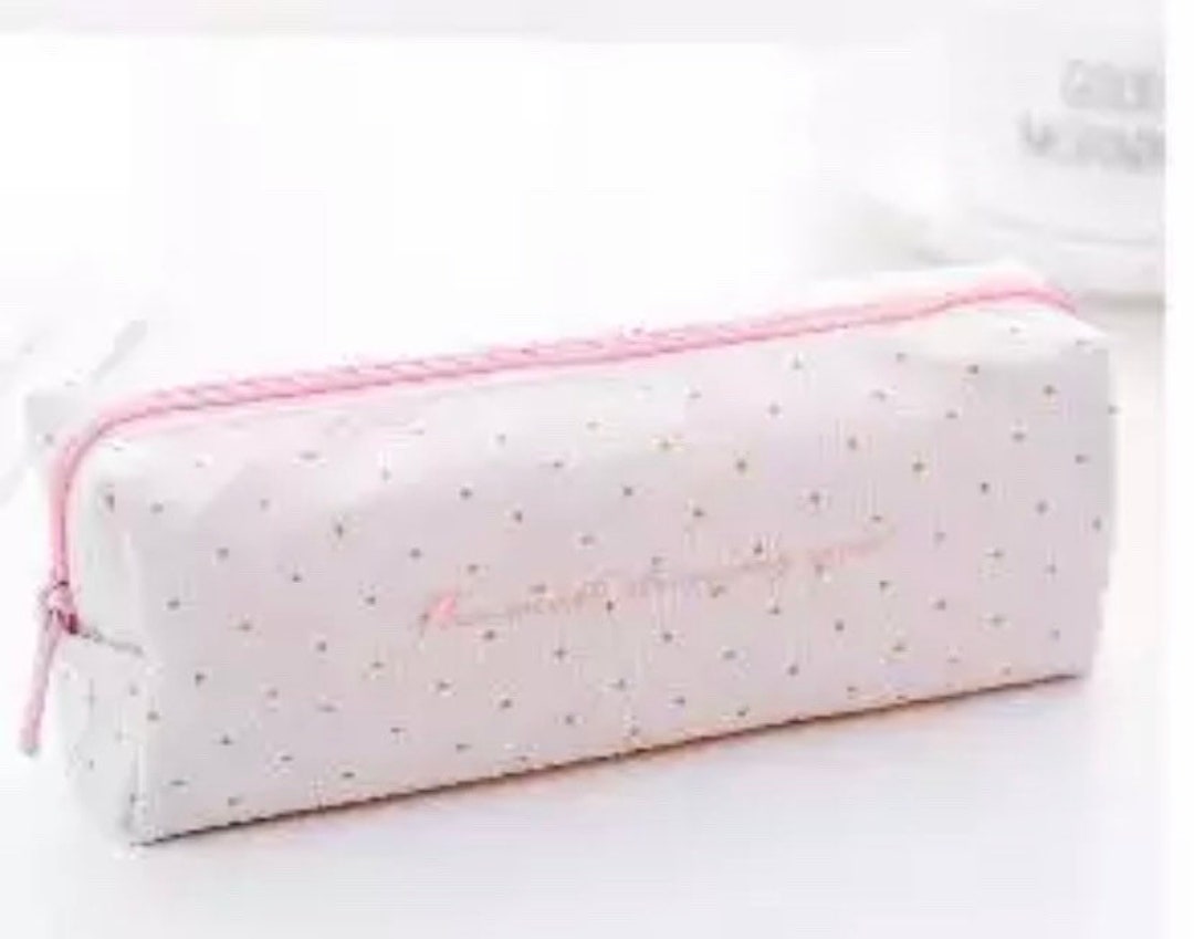 Pastel Geometric Pencil Case Canvas Pencil Case - Etsy UK