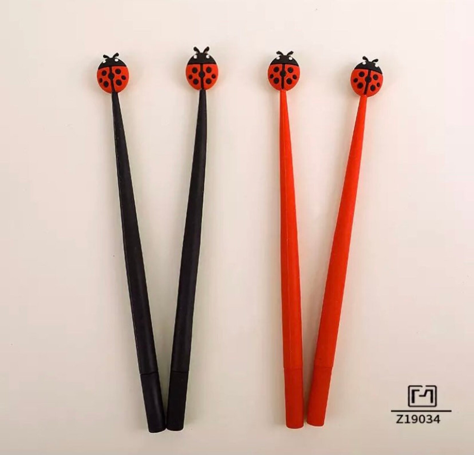 Kawaii Ladybird Gel Pen Bendy Pens Kawaii Stationery - Etsy Canada