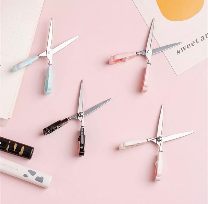 Mini Kawaii Cat Scissors Kawaii Stationery School Supplies - Etsy