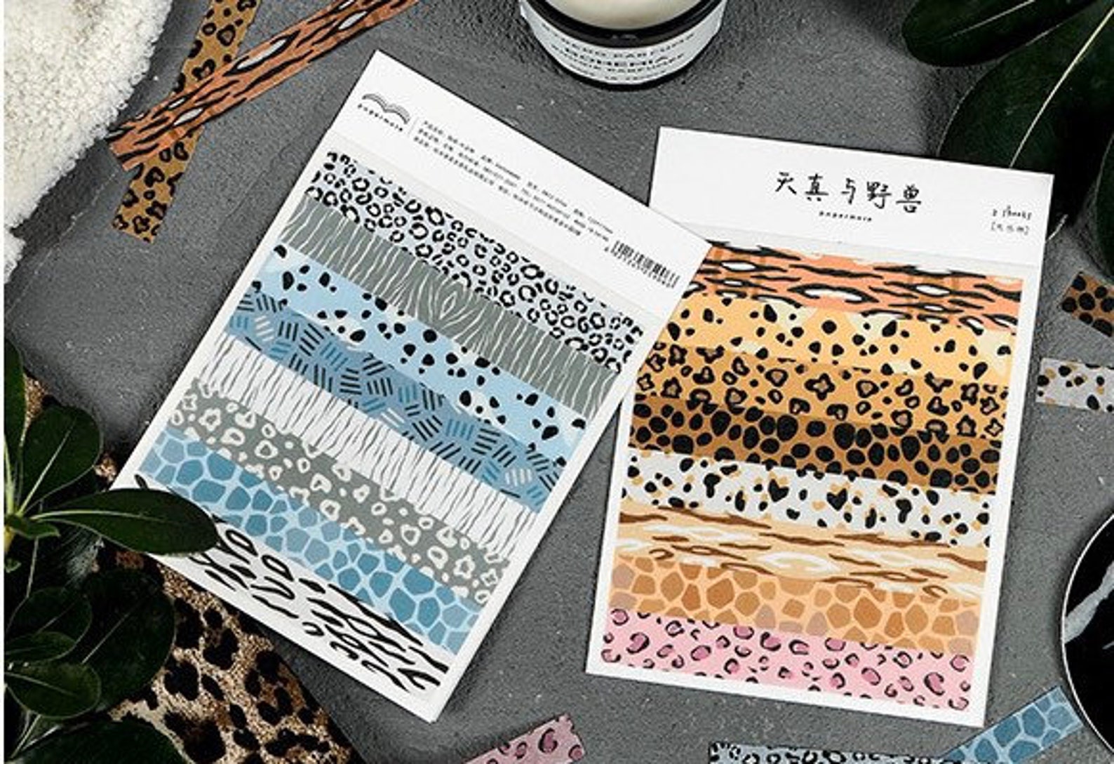 Leopard Print Sticker Set Leopard Stickers Animal Print - Etsy UK