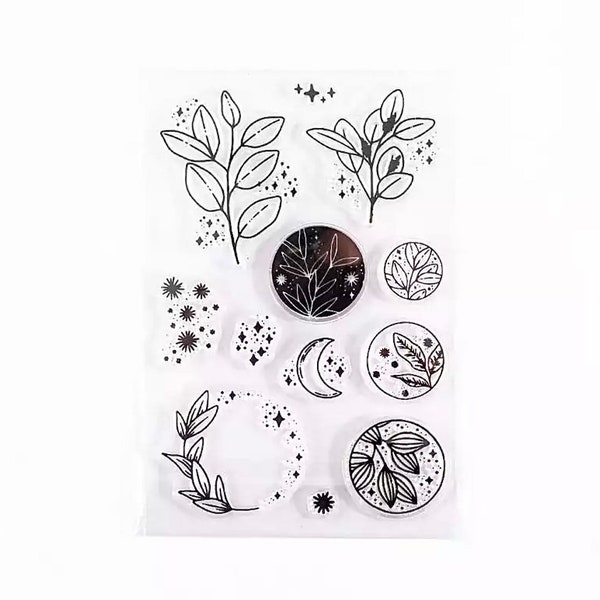 Moon Stamp - Etsy