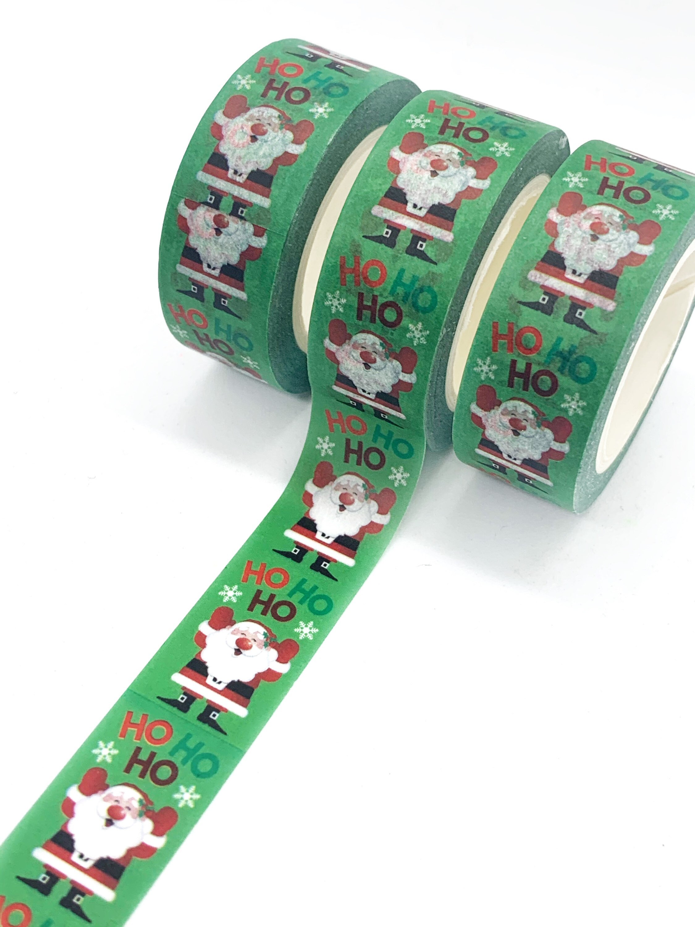 Christmas Gift Wrapping Tape Festive Washi Tape Gift | Etsy