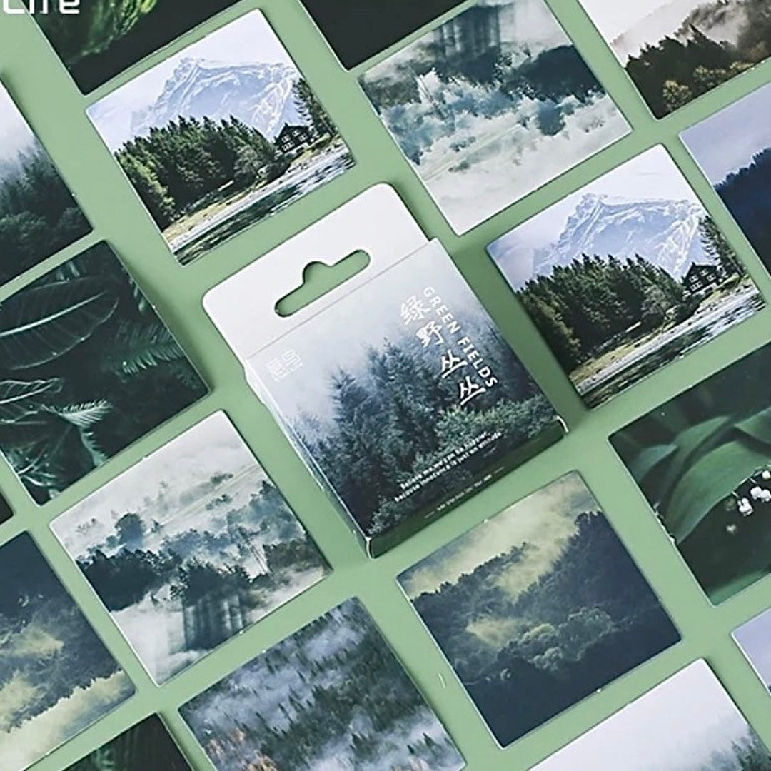 Forest Stickers Junk Journal Supplies Aesthetic Stickers Scrapbook ...