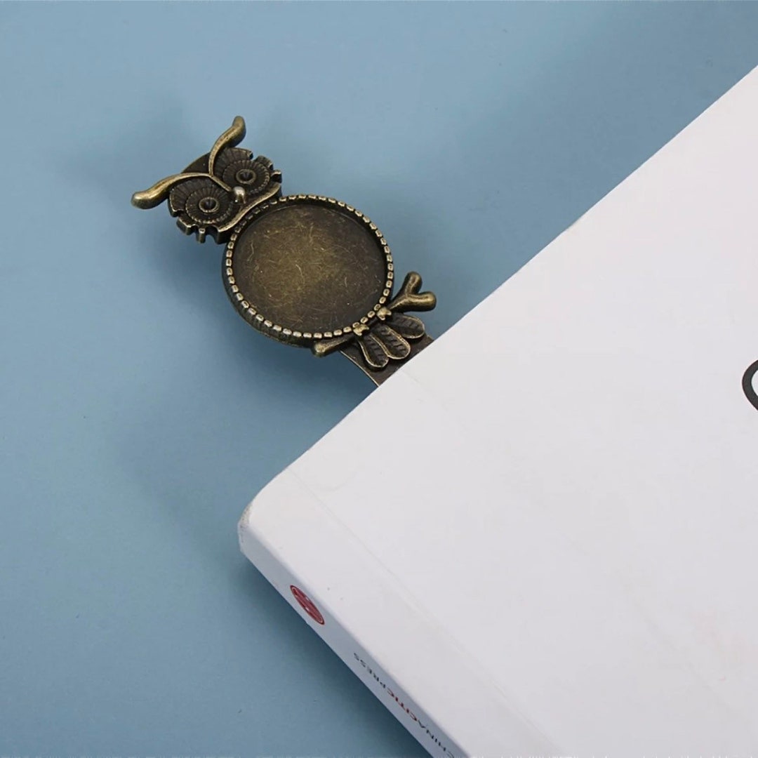 Metal Owl Paper Clip Vintage Journal Clips Book Accessories Bullet ...
