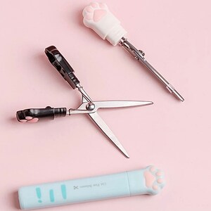 Mini Kawaii Cat Scissors Kawaii Stationery School Supplies Craft ...