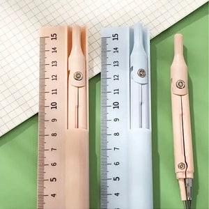 Ruler & Compass Math Set Geomatry Math Set Mechanical Pencil Math Set ...