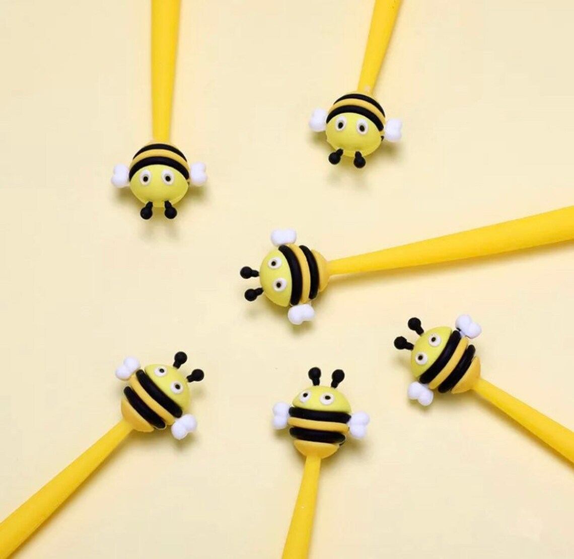 Bumble Bee Gel Pen Bendy Pens Kawaii Stationery Bee Pen - Etsy UK