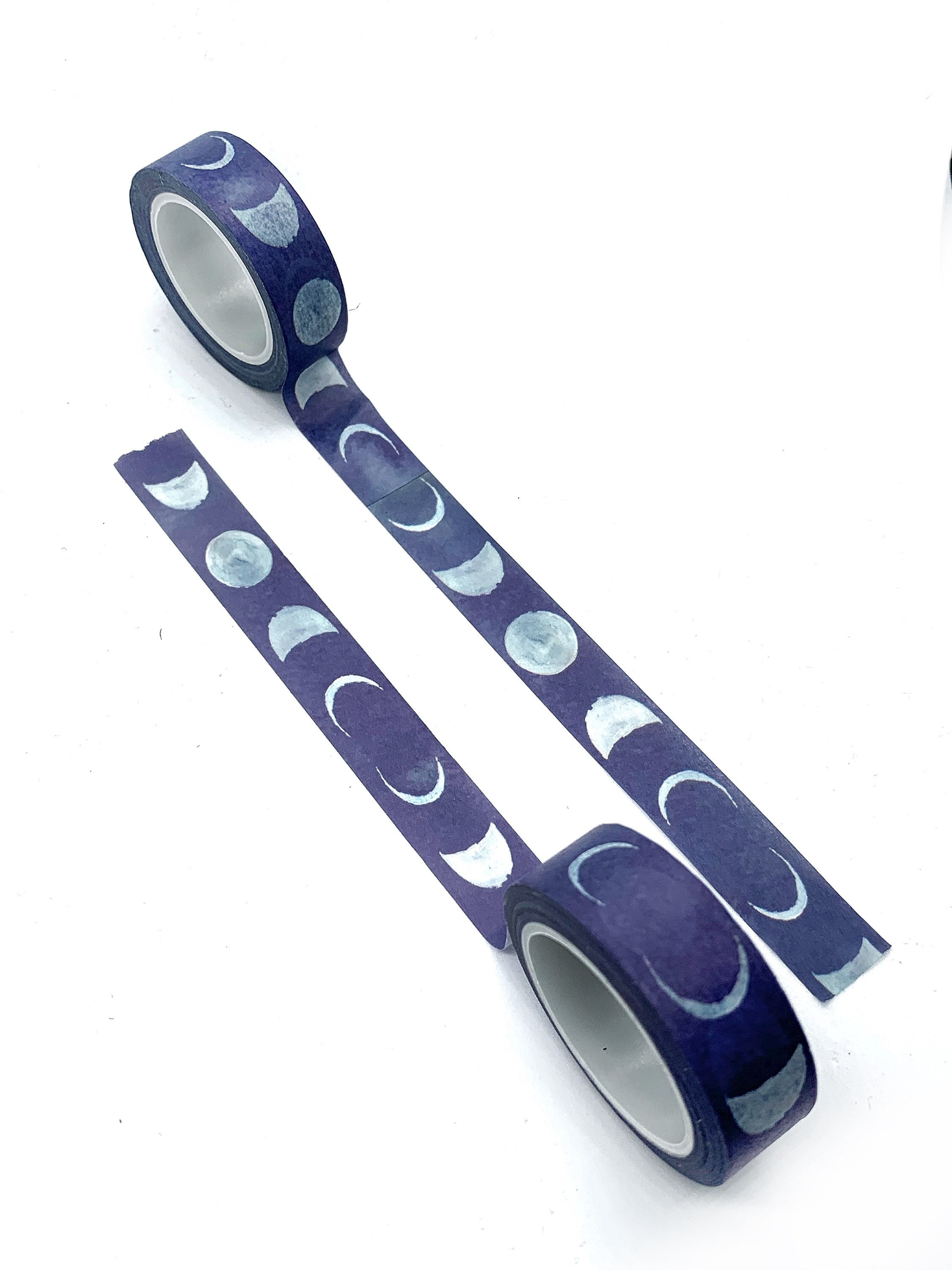 Blue Moon Washi Tape Moon Phase Washi Tape Celestial Washi - Etsy UK