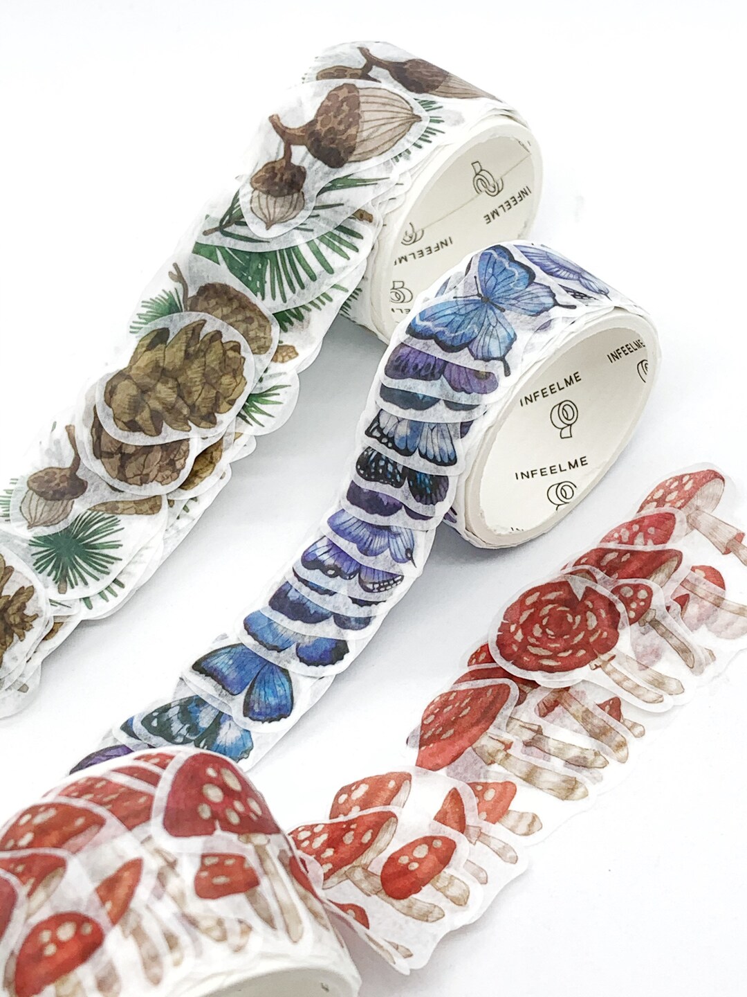 Washi Tape Sticker Roll Tape Stickers Butterfly Stickers - Etsy