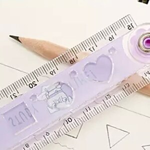 Kawaii Folding Stencil Ruler 30cm Ruler Back to School - Etsy