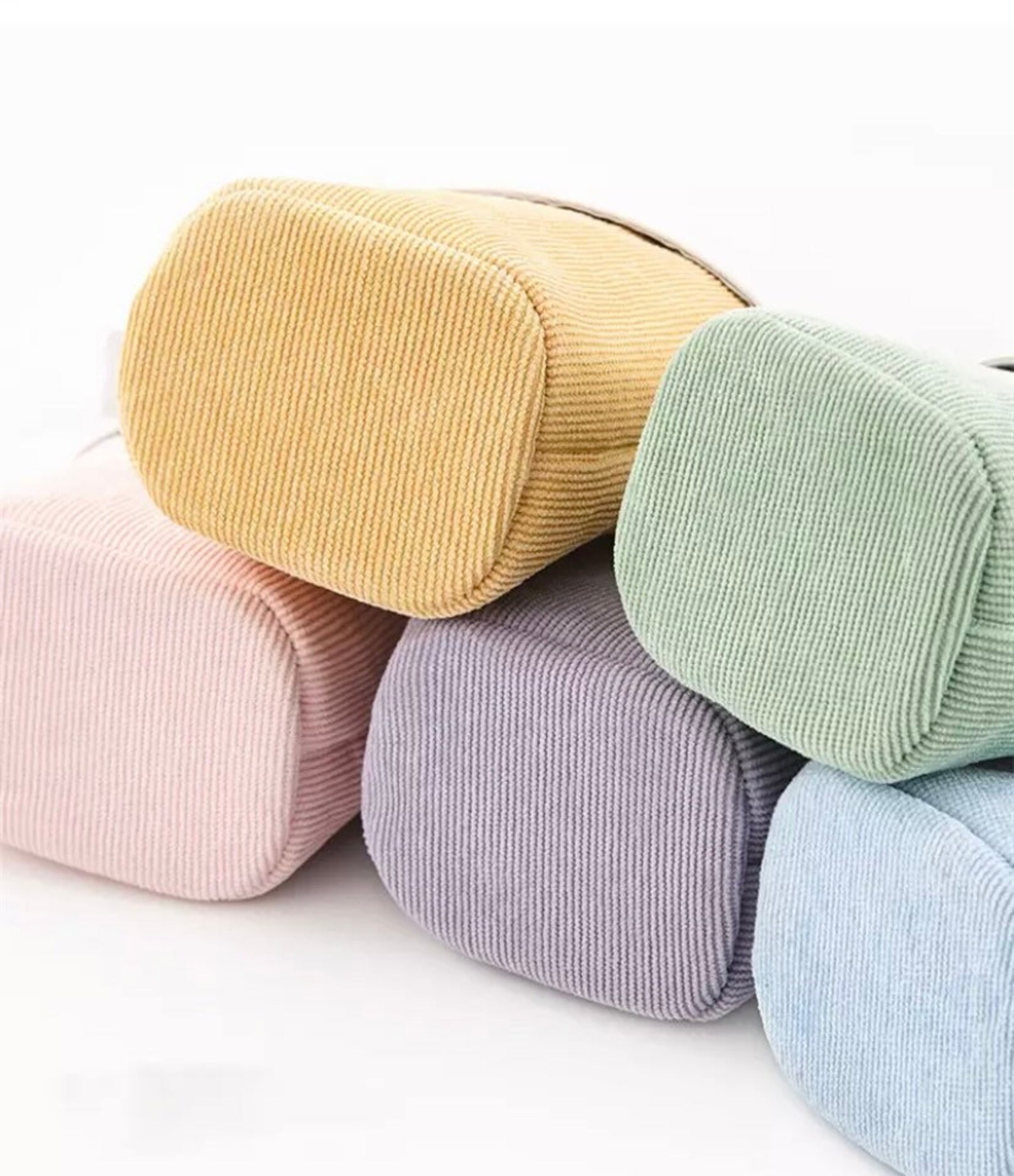 Pastel Pop up Pencil Case Corduroy Pencil Case Collapsable - Etsy UK