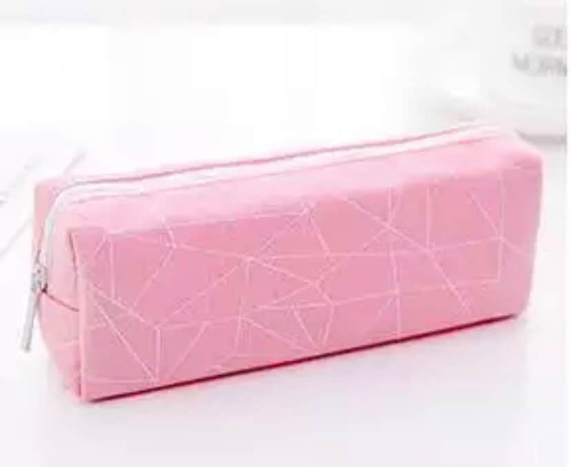 Pastel Geometric Pencil Case Canvas Pencil Case - Etsy UK